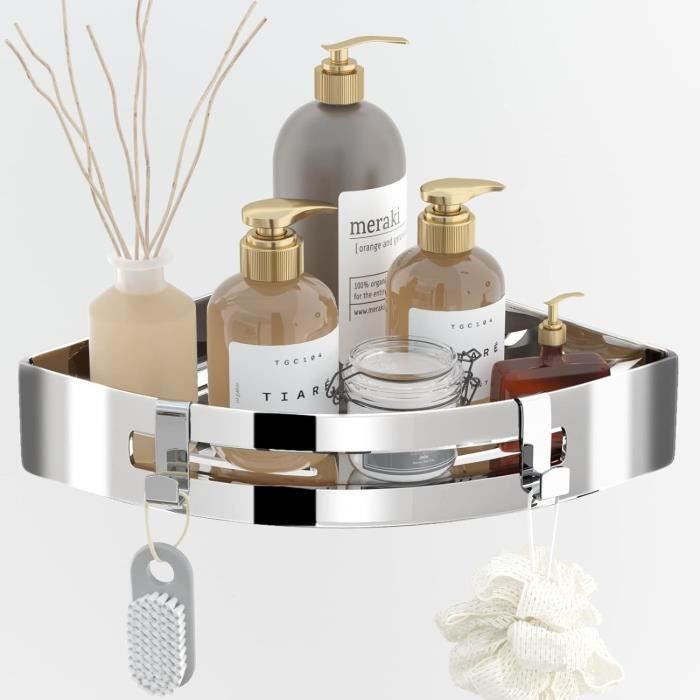 Tablette D'Angle Pour Douche, Tablette Adhésive Pour Accessoires De ...