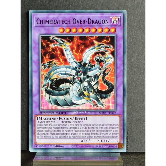 Carte YU-GI-OH SGX1-FRG22 Chimeratech Over-Dragon NEUF FR - Cdiscount ...