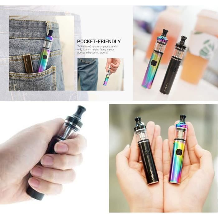 Tyro Nano Kit Cigarette électronique 900mAh 30W Kit de démarrage Vape ...