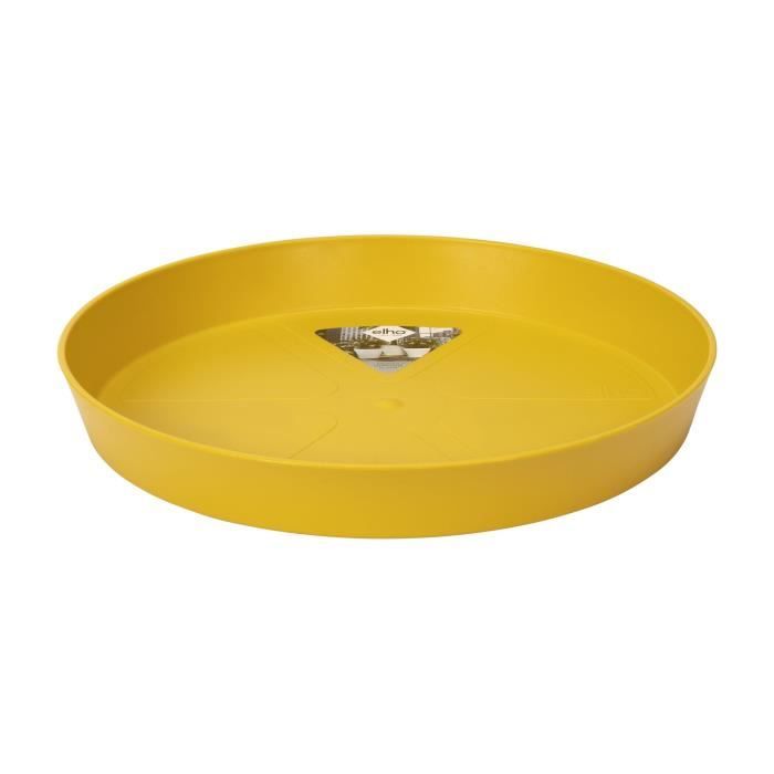 ELHO Soucoupe ronde Loft Urban 28 - Extérieur - Ø 27,7 x H 3,7 cm ...