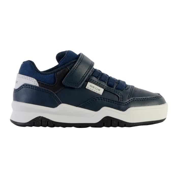Basket à Scratch Geox Perth - Marine/LT Gris - Cdiscount Chaussures