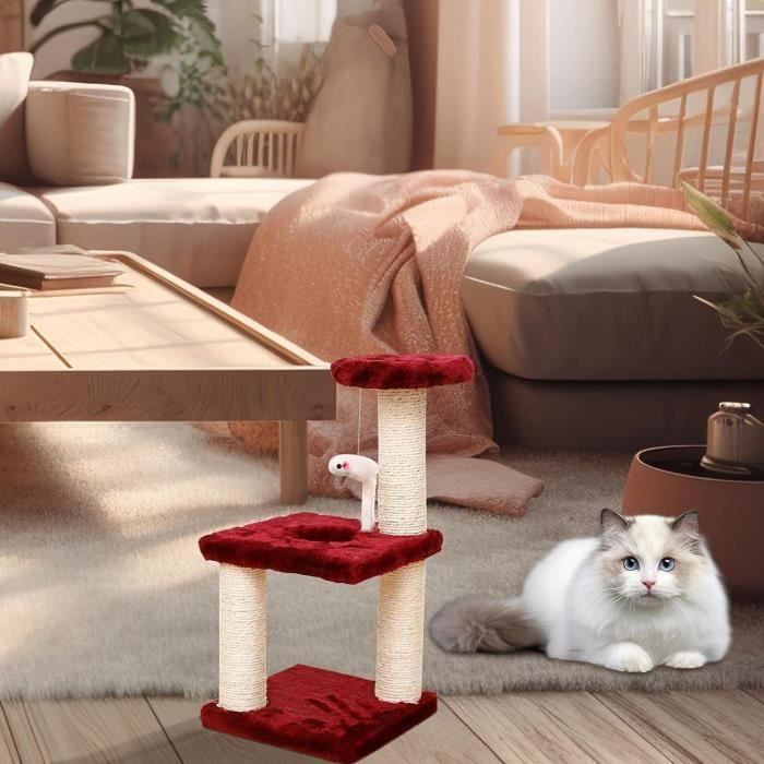 Petit Arbre À Chat Moderne - Tour De Chat - Design Multicouche - Base ...