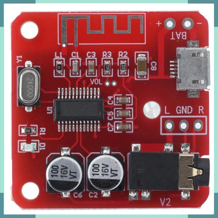 Audio Receiver Board, 5.0 Lossless Decoder HD Audio Receiver Board, USB ...