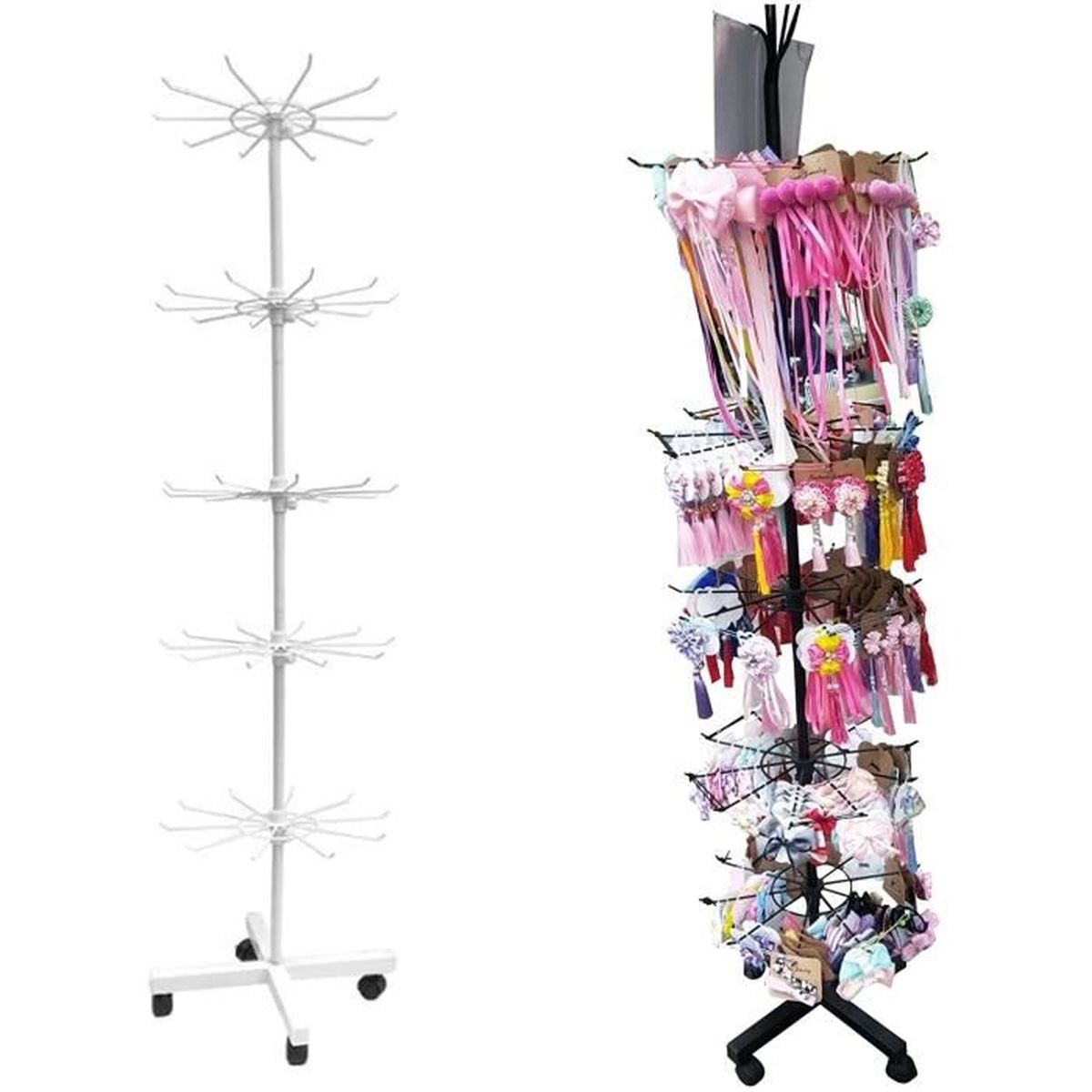 Présentoir de Vente au Détail 5 Niveaux Magasin Bijoux Porte-clés ...