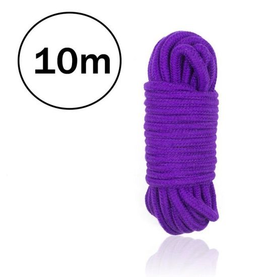 Corde en coton doux pour femmes, 5m-10 M, accessoire de Bondage BDSM ...