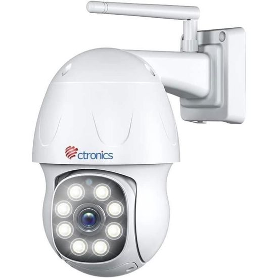 Ctronics 5MP Caméra Surveillance - Tout MÉTAL WiFi 2.4Ghz Extérieure ...