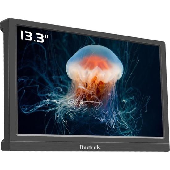 Écran Portable 13,3 Pouces Hdmi Petit Écran Externe Hd 1366 X 768 Avec ...