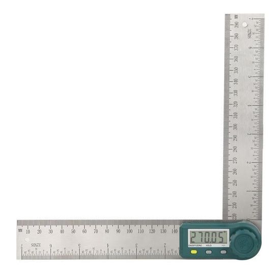 Zerone Digital Goniometer Digital Protractor Easy to Read Construction ...