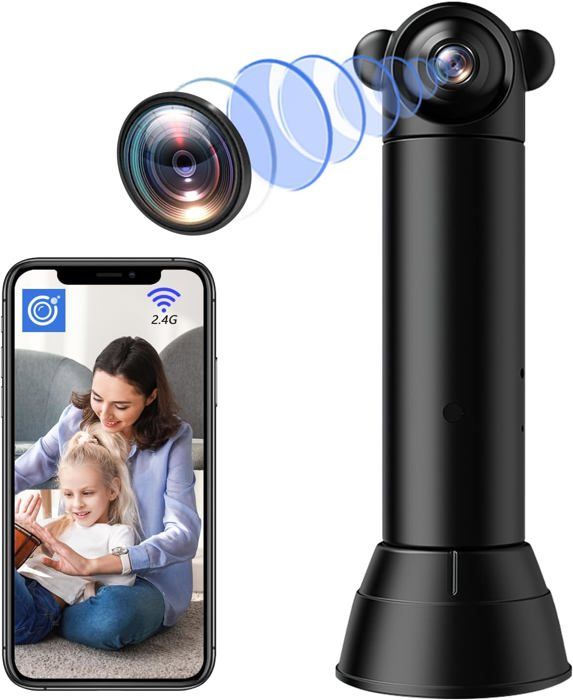Caméra Cachée Wifi, Mini Caméra Espion Wifi HD Caméra Cachée pour la ...