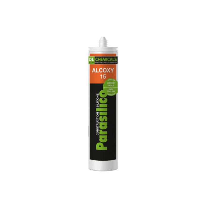 Mastic silicone Parasilico DL Chemicals Alcoxy 15 - Gris de sécurité ...
