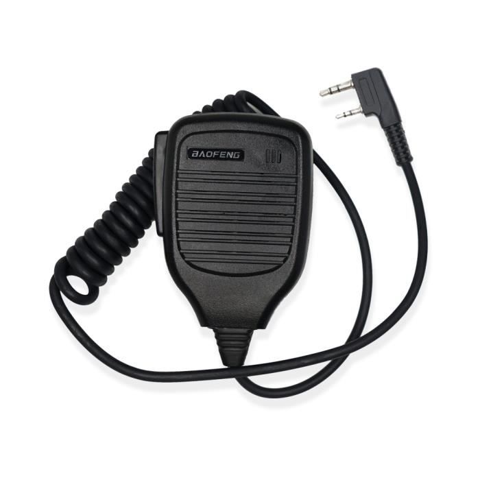 MIC FX-double haut-parleur PTT Original, Microphone Portable pour ...