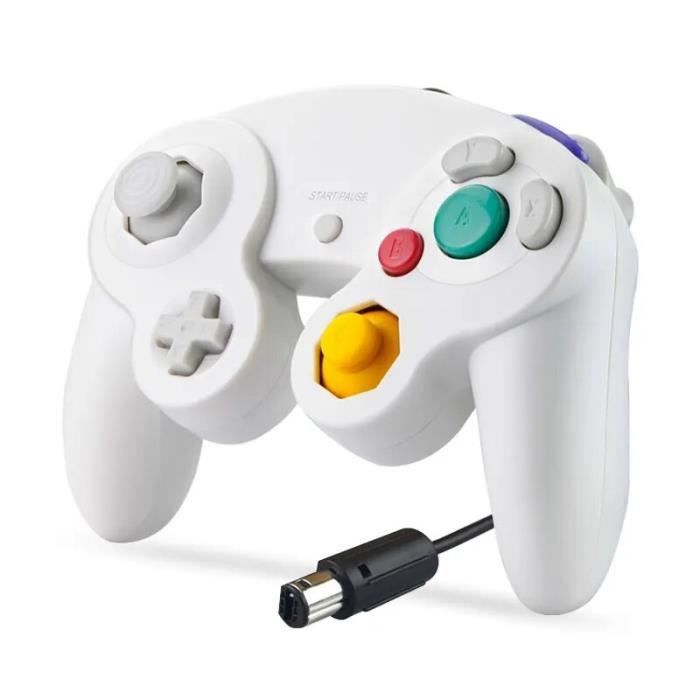 Blanc - Manette de jeu filaire pour Nintendo Cube, contrôleur de jeu ...