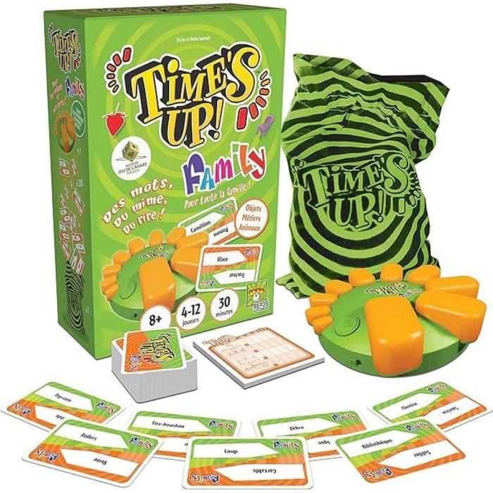 Time's Up Family - Version Verte avec Timer | Jeu de société | À partir ...