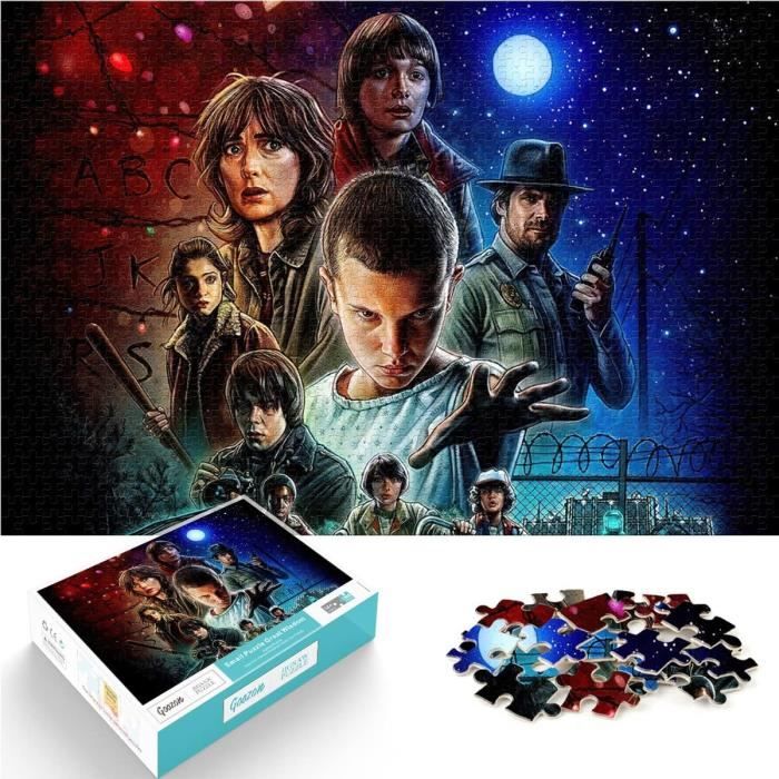 Puzzle 1000 Pièces Stranger Sci-Fi Thriller Movie Puzzles Garçons Et ...