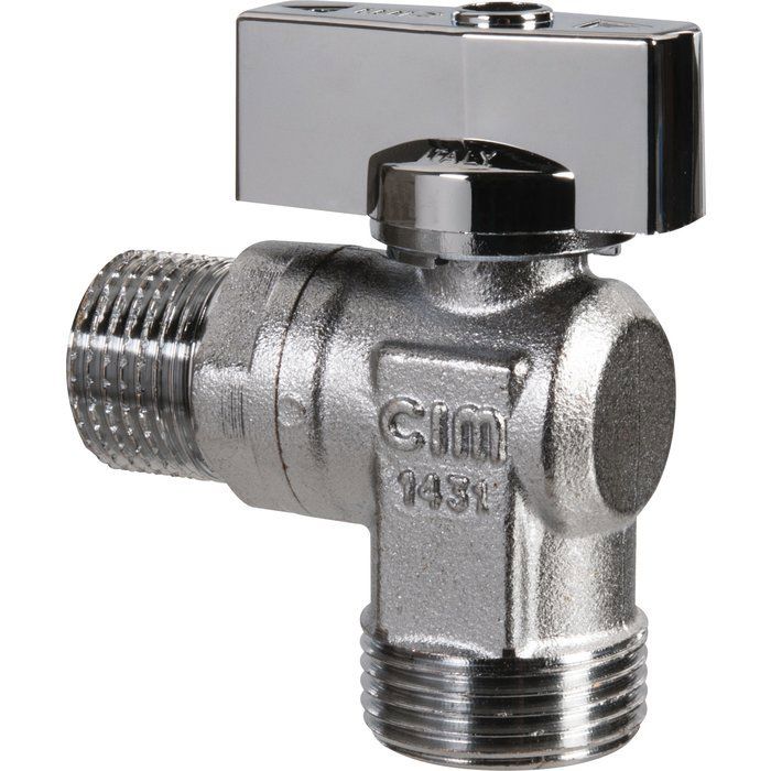 Robinet - Forte - 1/4 de tour - Laiton - 3/4' - Durable avec boisseau ...