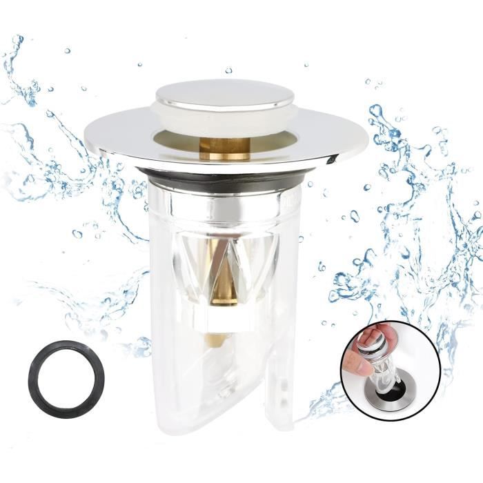 Bouchon De Lavabo Universel Pop-Up Pour Évier - Fermeture Anti-Insectes ...