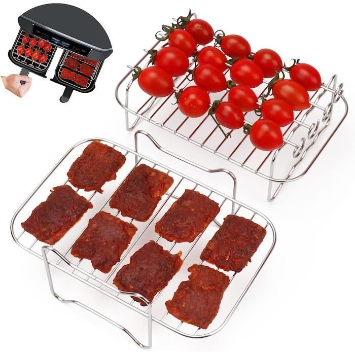 Support pour friteuse à air comprimé compatible avec Ninja Dual Zone AF300UK-AF400UK | Racks ...