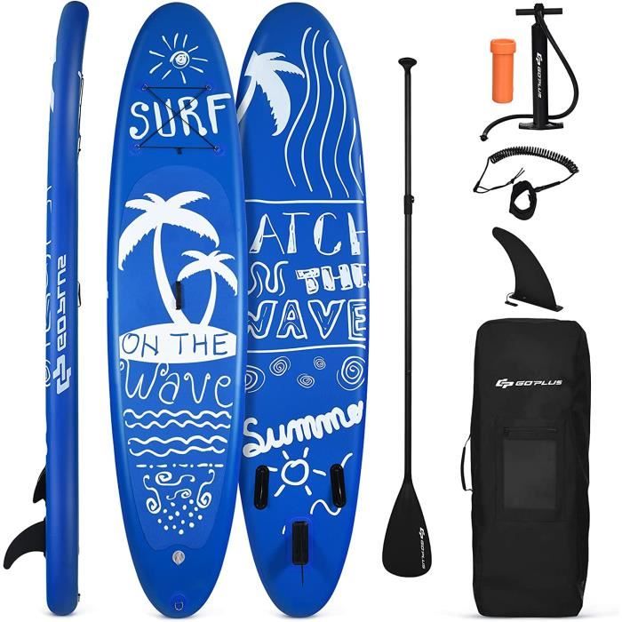 Planche de Stand Up Paddle Board Gonflable Adulte 305x76x15CM, Sup ...