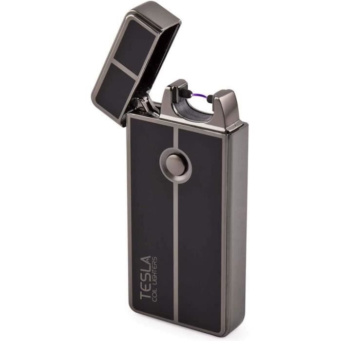 Tesla Coil Lighters™ Briquet tempête rechargeable par USB (1. Gun [472 ...