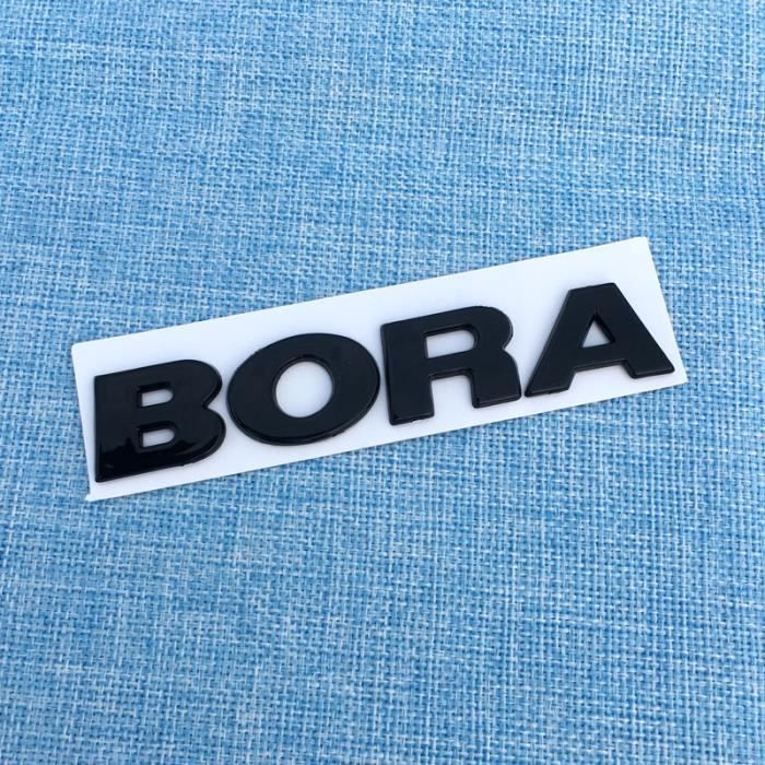 Volkswagen ABS Coffre VoitureEmblème LOGO Sigle Insigne pour BORA Noir ...