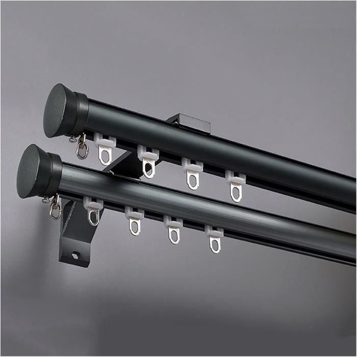 Tringle À Rideau Double À Fixation Murale, Ensemble De Rail En ...