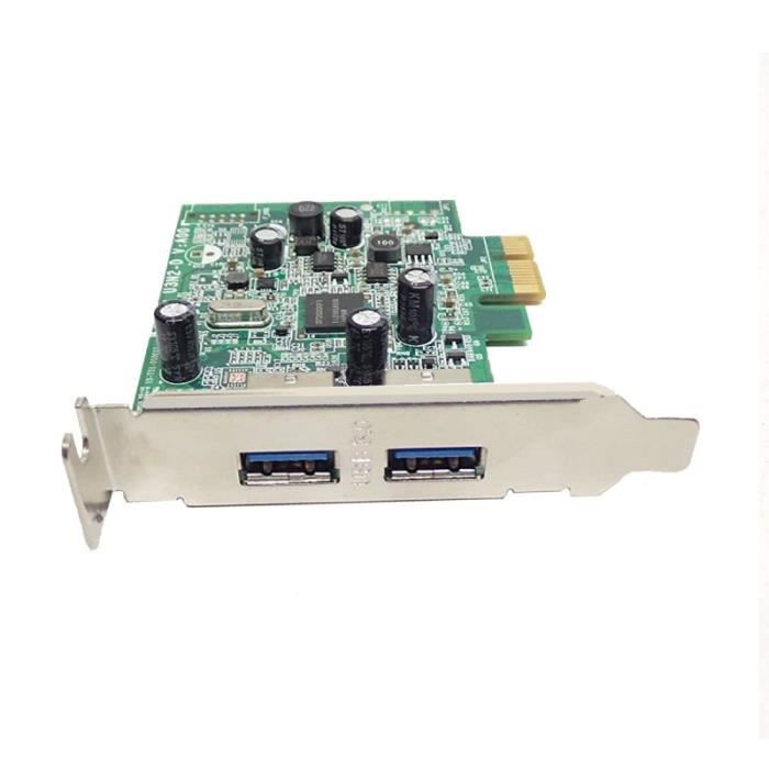 Carte Dual USB 3.0 Dell U3N2-D 0FWGJ8 0YJ94F FWGJ8 YJ94F PCI-Express x1 ...