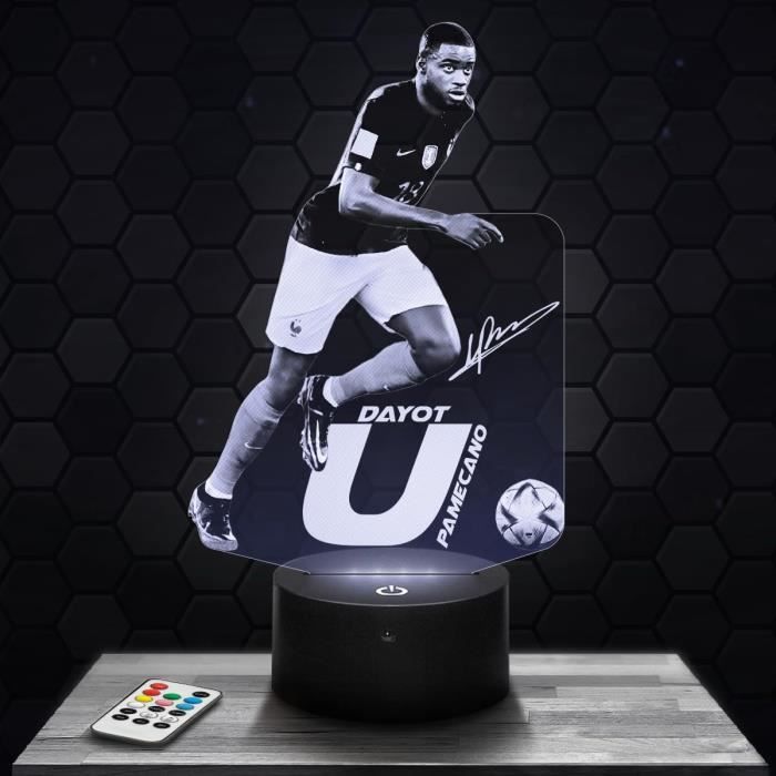 Lampe De Chevet D.Upamecano Football Décoration Footballeur. Idée ...