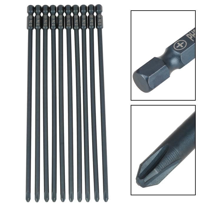 EJ.life Embout de tournevis Screwdriver Bit Set, 200mm Screwdriver Bit ...