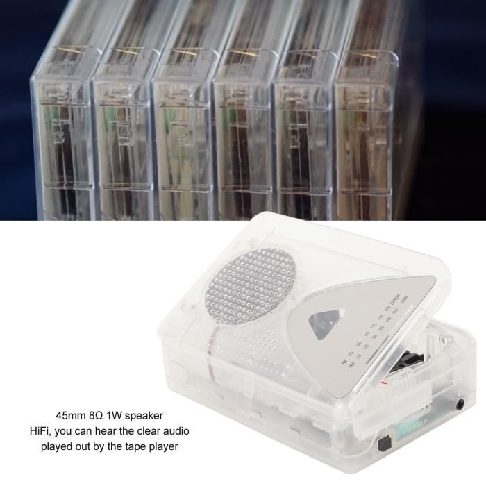Lecteur de cassette portable - PWSHYMI - FM AM Radio - Haut-parleur ...
