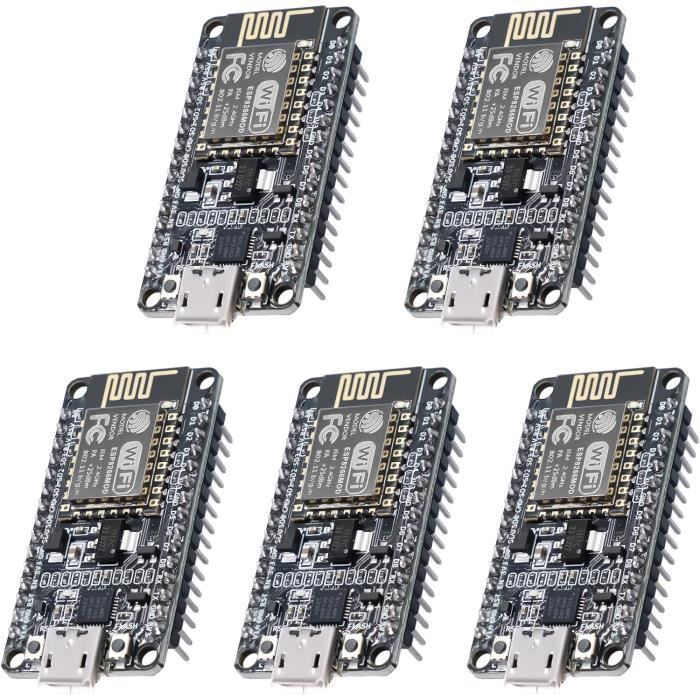 Nodemcu Module V2 Esp8266 Esp-12F Carte De Développement 5 Pièces Esp8266 Nodemcu Lua Wifi ...