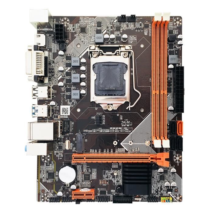 Carte MèRe B75 M.2 LGA 1155 pour Processeur I3 I5 I7 Prend en Charge la MéMoire DDR3 16G DIMM ...