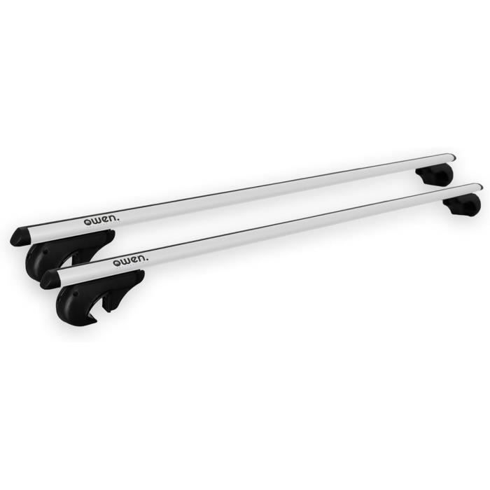 Barres de toit transles I Owen 4.0 I Porte bagage voiture I Alm I 120 ...