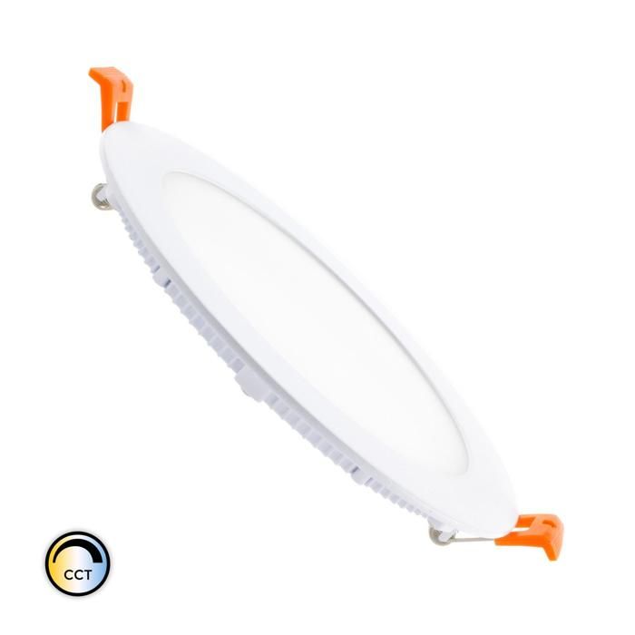Dalle LED 12W Ronde SwitchCCT Sélectionnable Coupe Ø 155mm Compatible ...