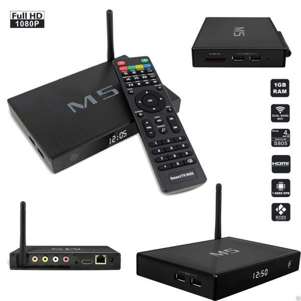 Box TV Android - TRADE SHOP - M5-S805 - Full HD 1080P - Wi-Fi - HDMI ...