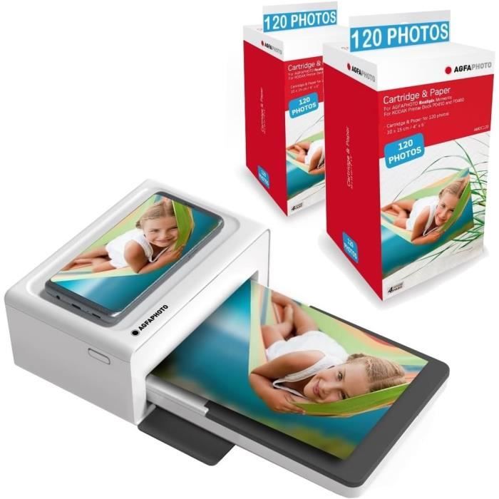 Pack Imprimante Realipix Moments + Cartouches Et Papiers 240 Photos ...