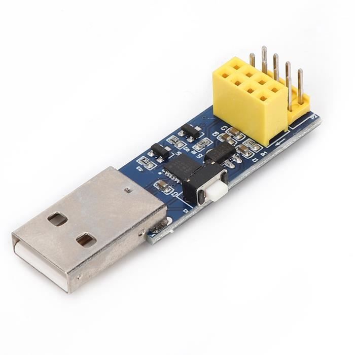Téléchargement de module WiFi ESP8266 -01 Adaptateur de module WiFi USB ...