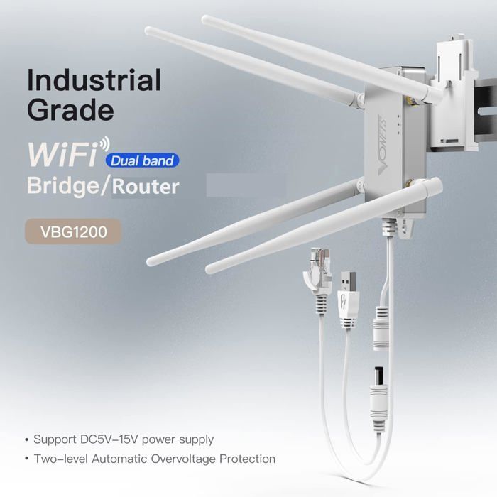 Vbg1200 Pont Wi-Fi Double Bande Répéteur/Routeur Ethernet Wifi Rj45 ...