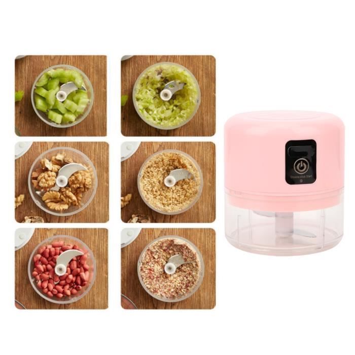 Mini broyeur à ail électrique intelligent couleur de charge Usb Mini ...