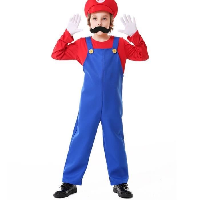 Deguisement Mario Enfants - Costume de Héros Garçon Fille - Mario Luigi ...