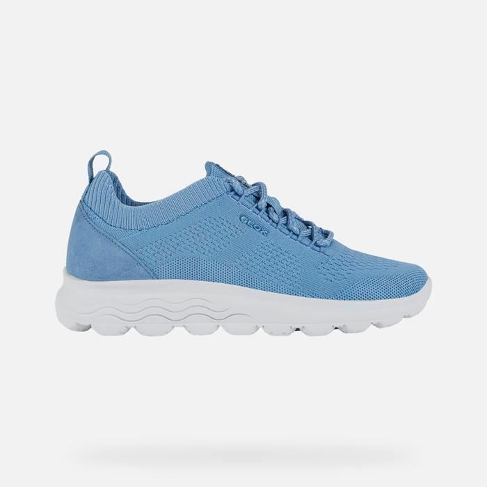 Basket Geox Spherica - Femme - Noir - Semelle compensée - Confort ...