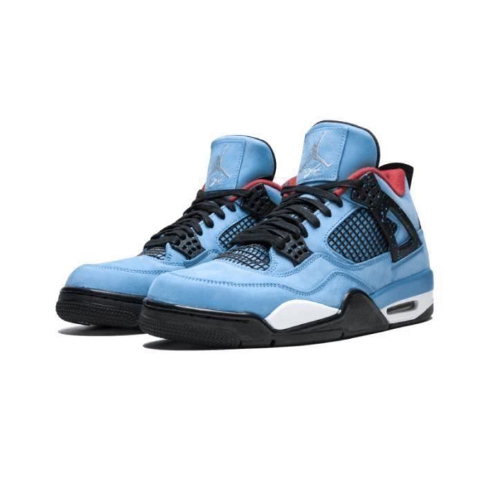 S Jor.dans 4 Retro Travis Scott Cactus Jack pour et blance. Couleurs ...