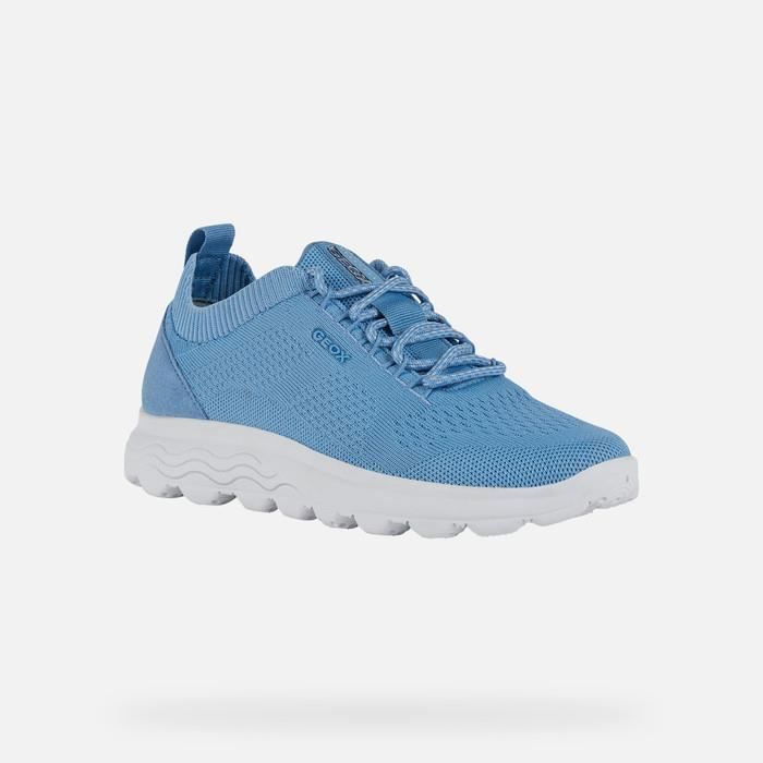 Basket Geox Spherica - Femme - Noir - Semelle compensée - Confort ...