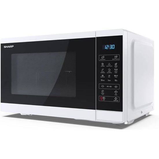 Four Micro Ondes 25 Litres Blanc Avec Gril Yc Mg252ae W J73 Cdiscount Electroménager