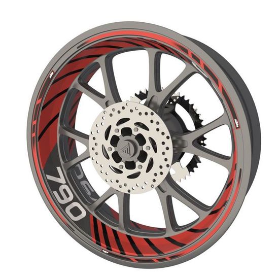 Kit déco jantes KTM 790 #E84C3D - Cdiscount Auto