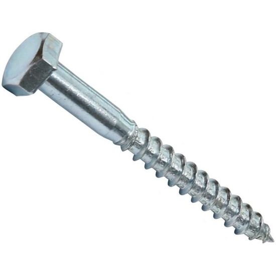 AERZETIX - Lot de 10 - Vis à bois Tirefond tête Hexagonale 17mm ...