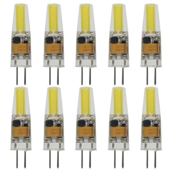 10 Unités Ampoule Led G4 2w Equivalent 20w Halogène Ampoules Non