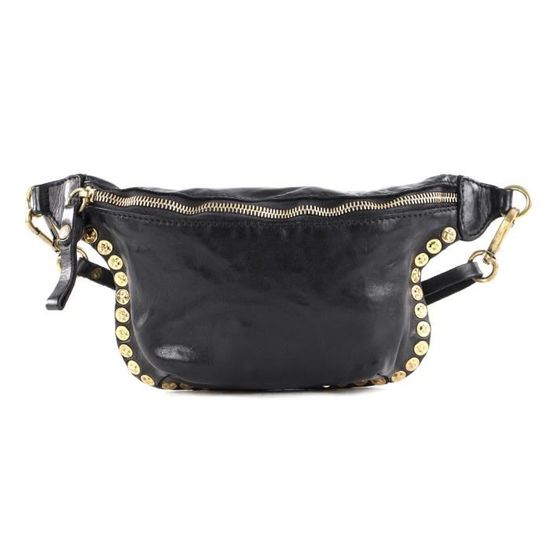 CAMPOMAGGI Waist Bag Mini Nero [158689] Noir - Cdiscount Bagagerie ...