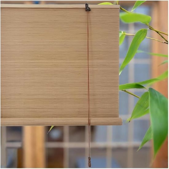 Personnalisable Store Occultant Enrouleur, Naturel Store en Bambou avec ...