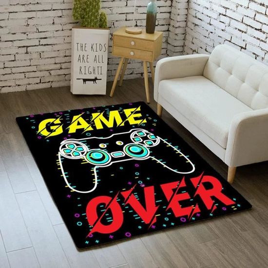 Tapis Chambre 3D Moderne Gamepad Gamer Ado Enfant Garçon Salon Tapis ...
