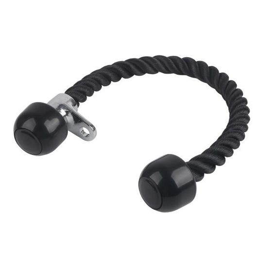 Corde Gym Musculation des Triceps Muscle Dorsal Robuste Noir Attachment ...